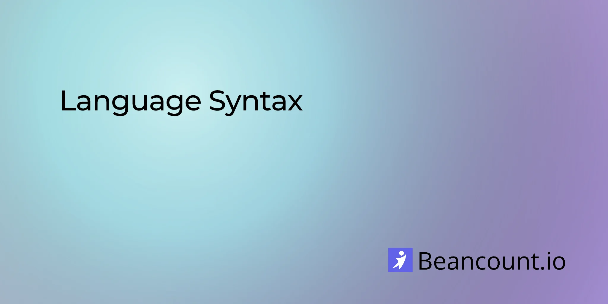 Language Syntax