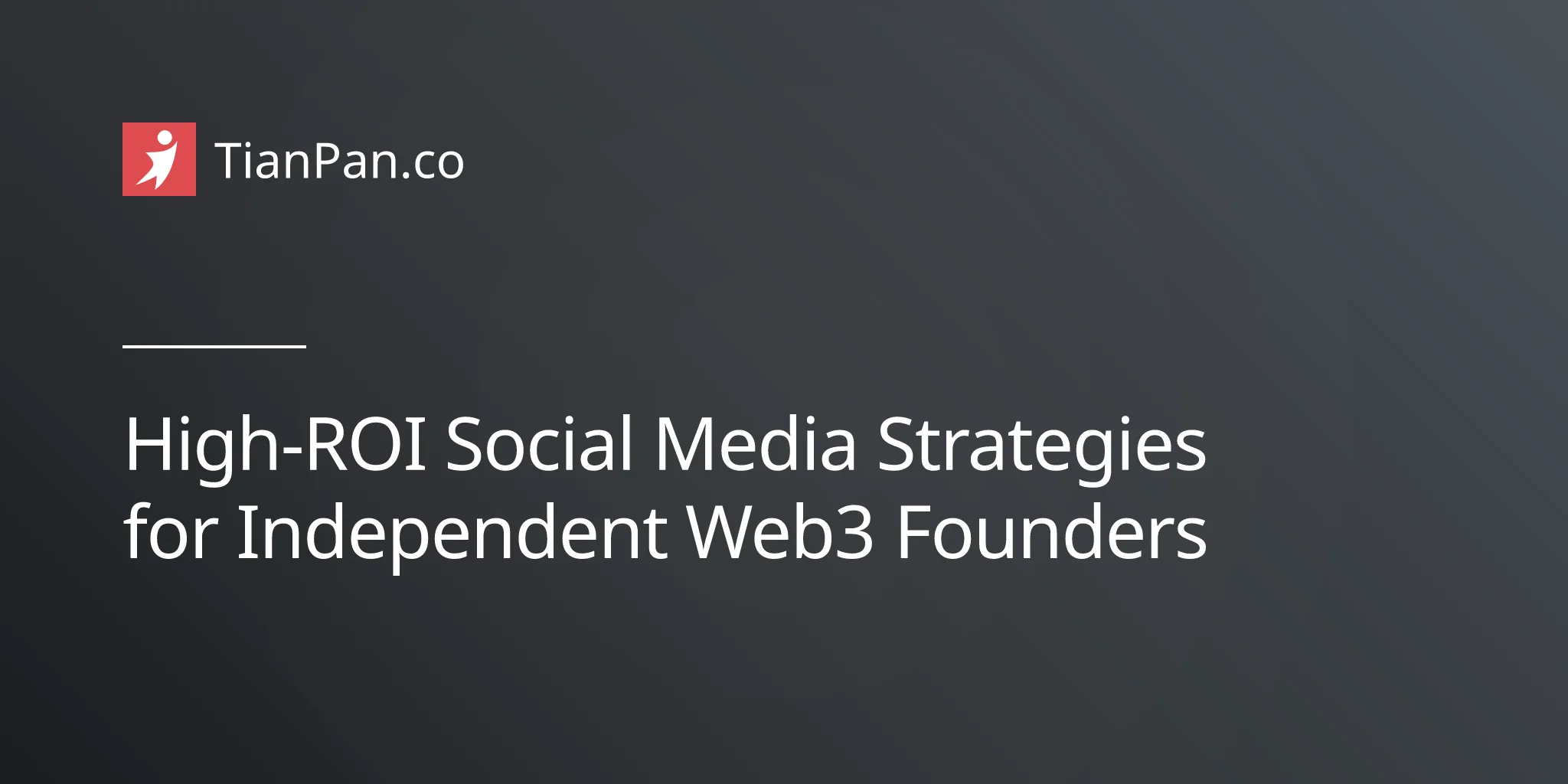 High-ROI Social Media Strategies for Independent Web3 Founders